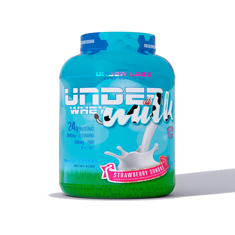 Under Milk Whey 3w Com Colostro Bovino - Pote - Under Labz | Shopee Brasil