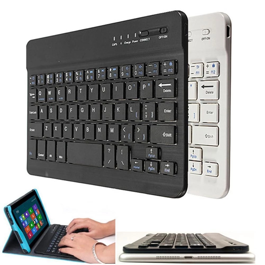 new Mini Teclado Sem Fio Bluetooth Para Teclados Ipad Apple/Xiaomi ...