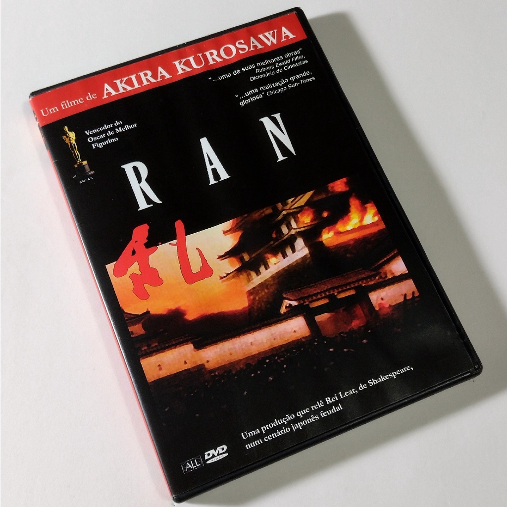 DVD Ran /Akira Kurosawa (original) | Shopee Brasil