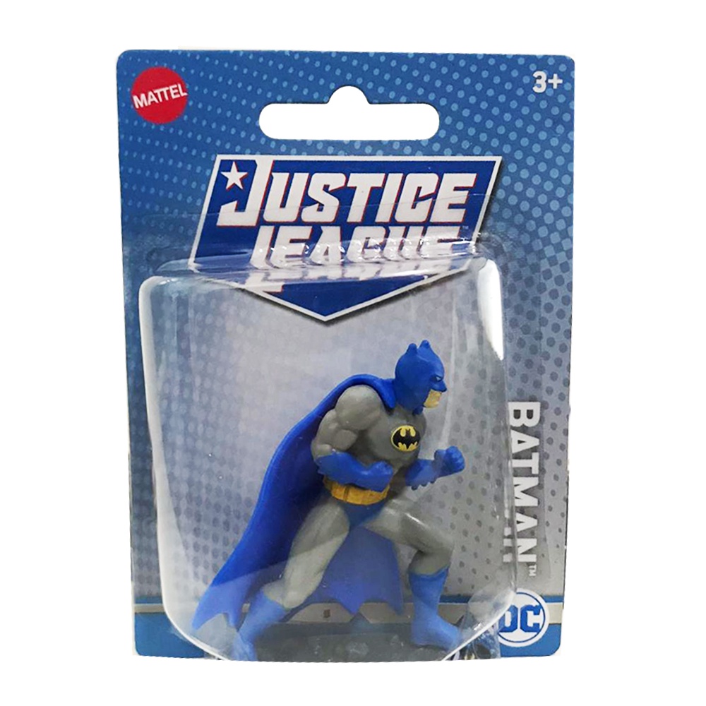 Mini Figura Colecionável Dc Comics Batman Azul - Mattel | Shopee Brasil