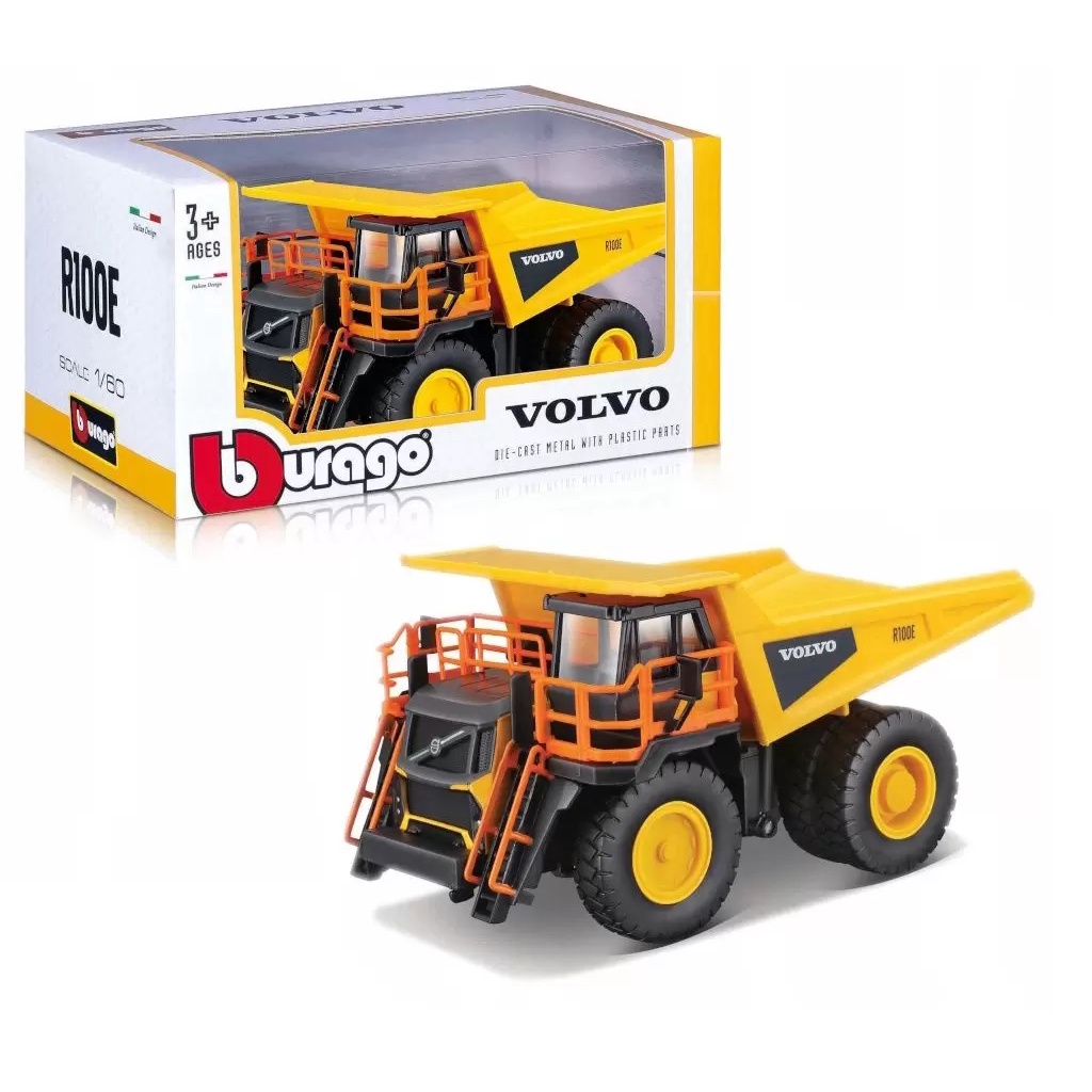 MINIATURA CAMINHÃO BASCULANTE VOLVO R100E RIGID HAULER 1/60 | Shopee Brasil