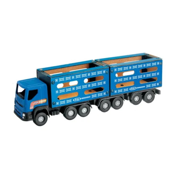 Caminhao bitrem boiadeiro + de meio metro | Shopee Brasil