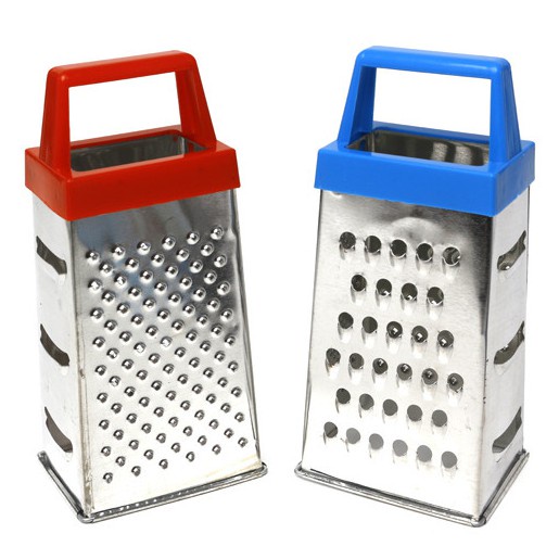 RALADOR METAL COM 4 FACES - TAM 17X8X6CM - CORTA E RALA EM 2 TEXTURAS ...