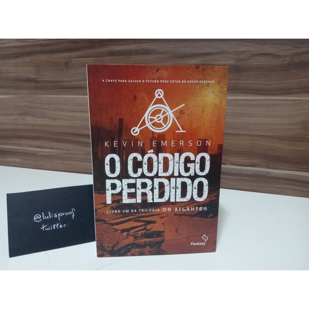 O código perdido - Kevin Emerson - Os atlantes | Shopee Brasil