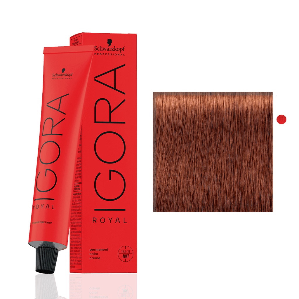 Igora Royal 6-77 Louro Escuro Cobre | Shopee Brasil