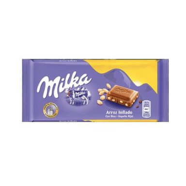 Milka | Chocolate ao Leite Rice Crisps 100g | Shopee Brasil