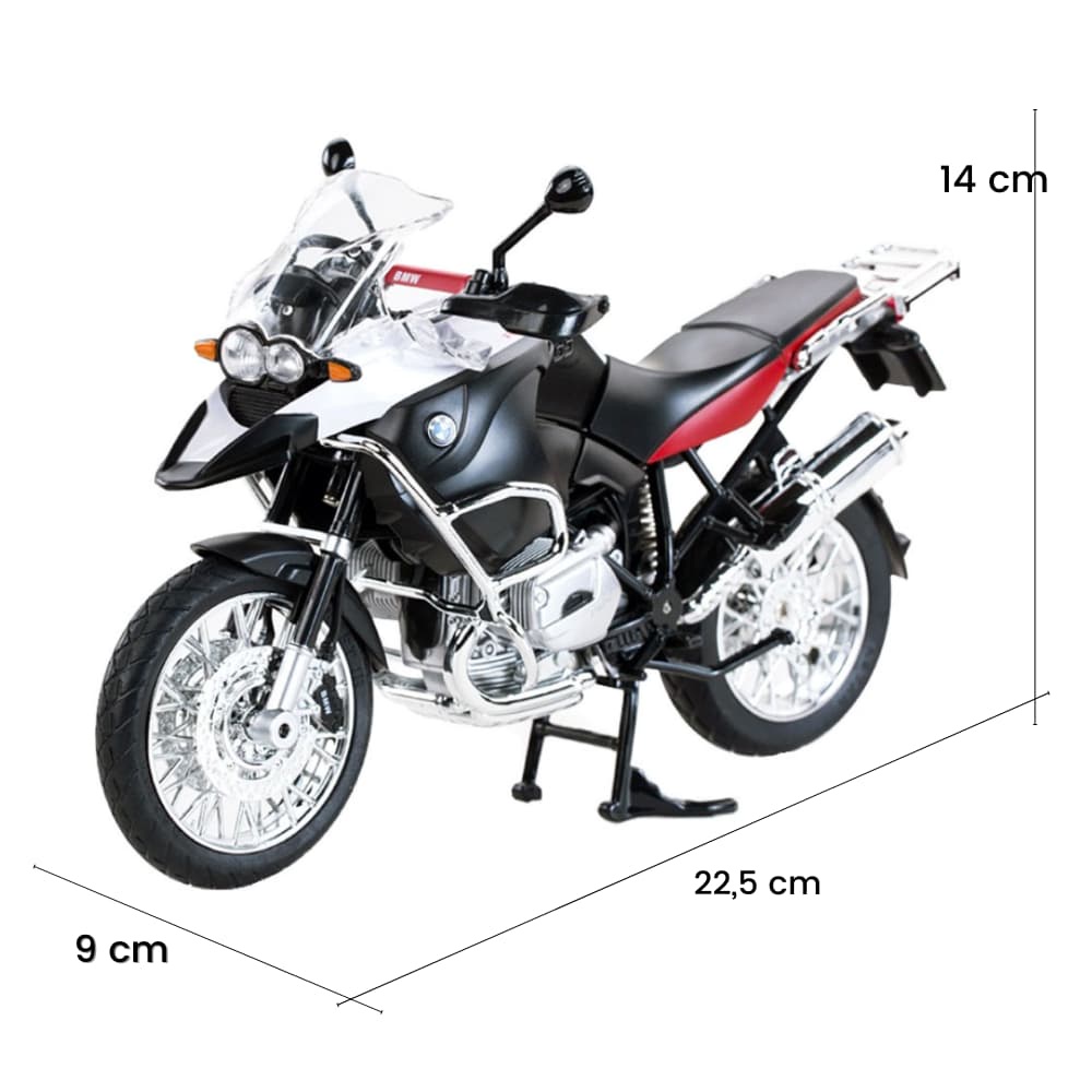 Miniatura Da Moto Bmw R1200 Gs, 22 Centímetros, Branco 1/9 | Shopee Brasil