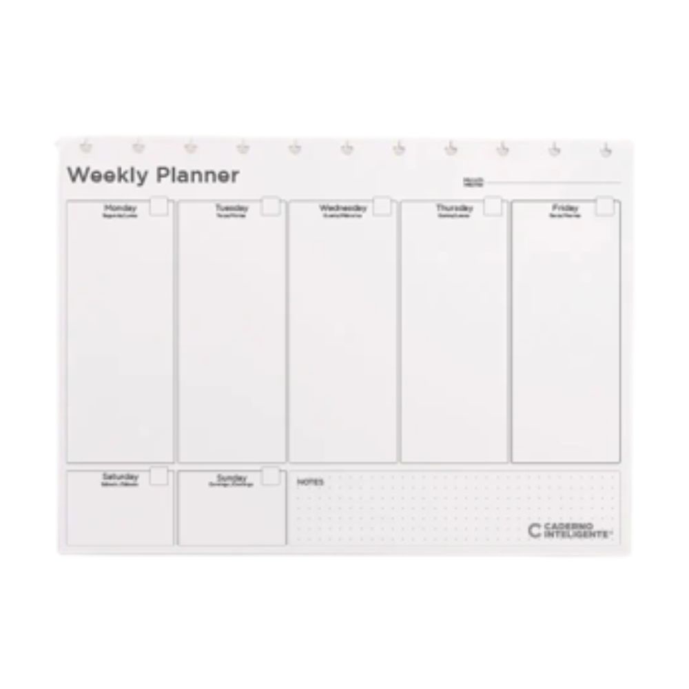 Refil Weekly Planner My Frame Grande 120G - Caderno Inteligente ...