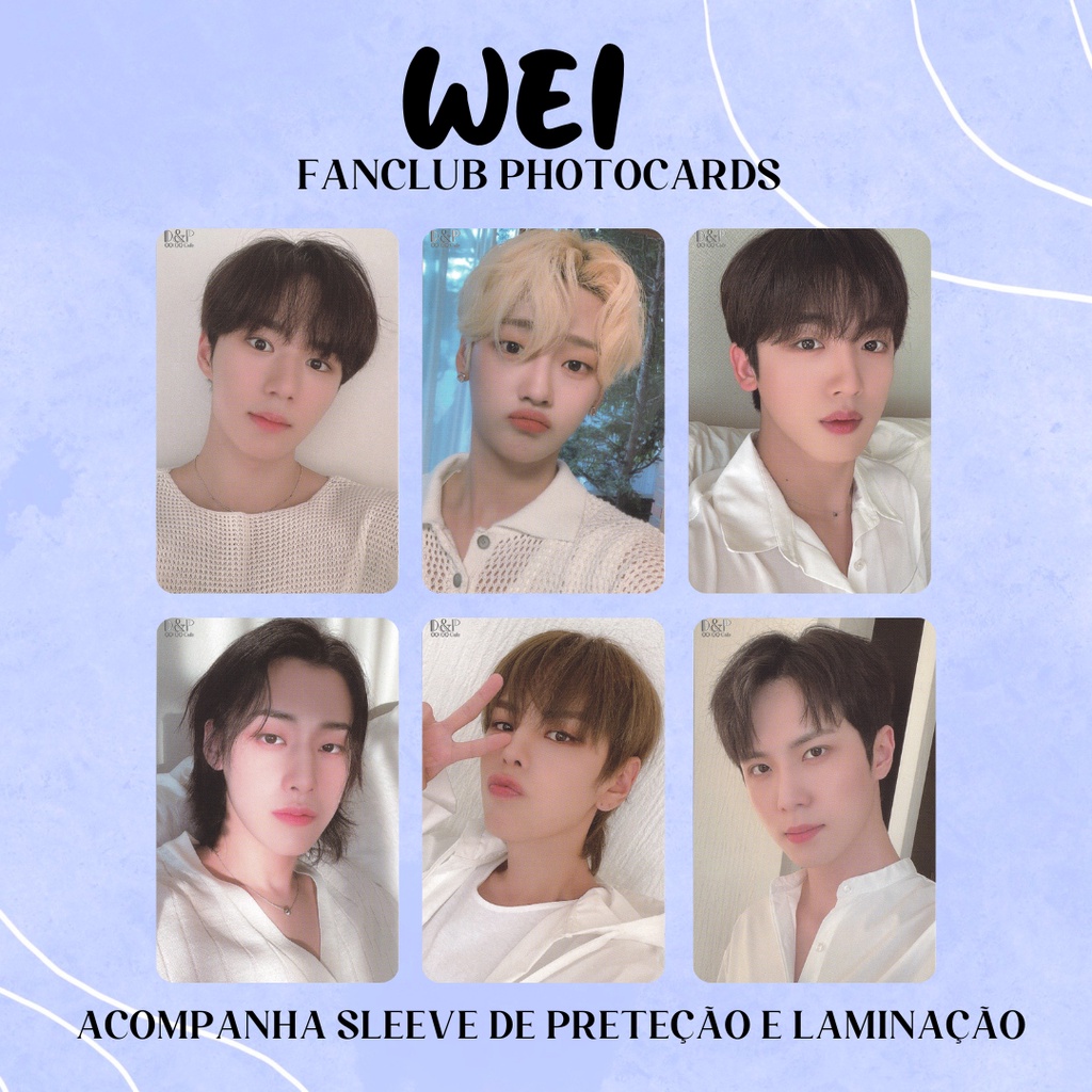 Photocards WEI fanclub fanmade | Shopee Brasil