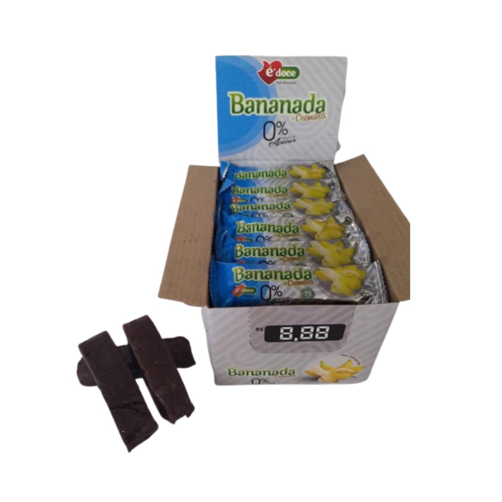 Doce Bananinha Bananada Bala Banana Cremosa Natural Tradicional Sem ...