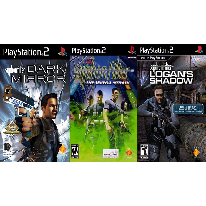 Kit Syphon Filter Collection com 3 Jogos (PS2) | Shopee Brasil