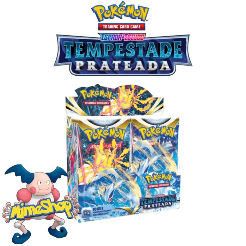 BOX DISPLAY POKÉMON ESPADA E ESCUDO 12 TEMPESTADE PRATEADA BOOSTER BOX | Shopee Brasil