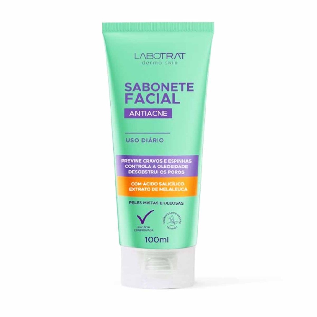 Sabonete Facial Antiacne 100ml - Labotrat | Shopee Brasil Sabonete Facial Antiacne 100ml - Labotrat | Shopee Brasil