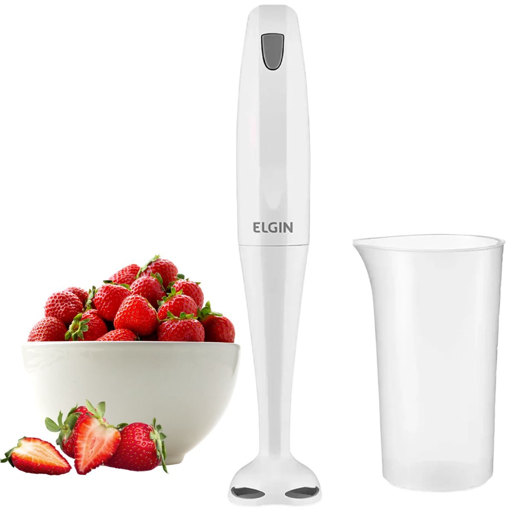 Mixer De Mão Elgin Branco 127V Com Copo 60 Hz 200W Mix100 | Shopee Brasil