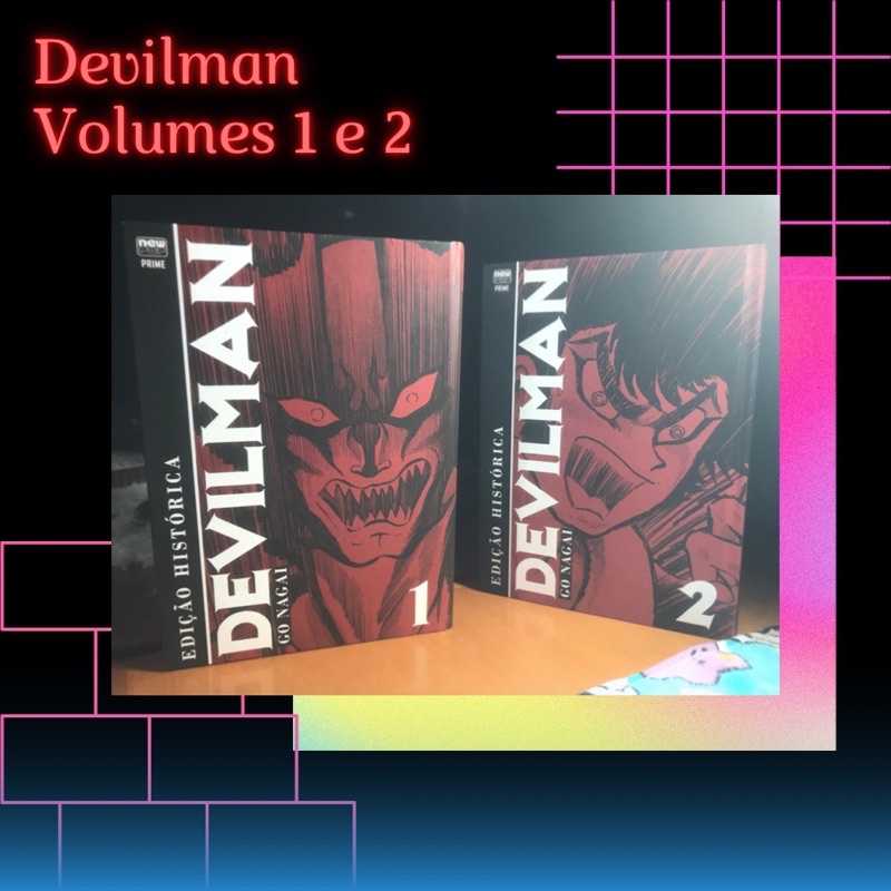 Mangá Devilman Volumes 1 e 2 (GoNagai) | Shopee Brasil
