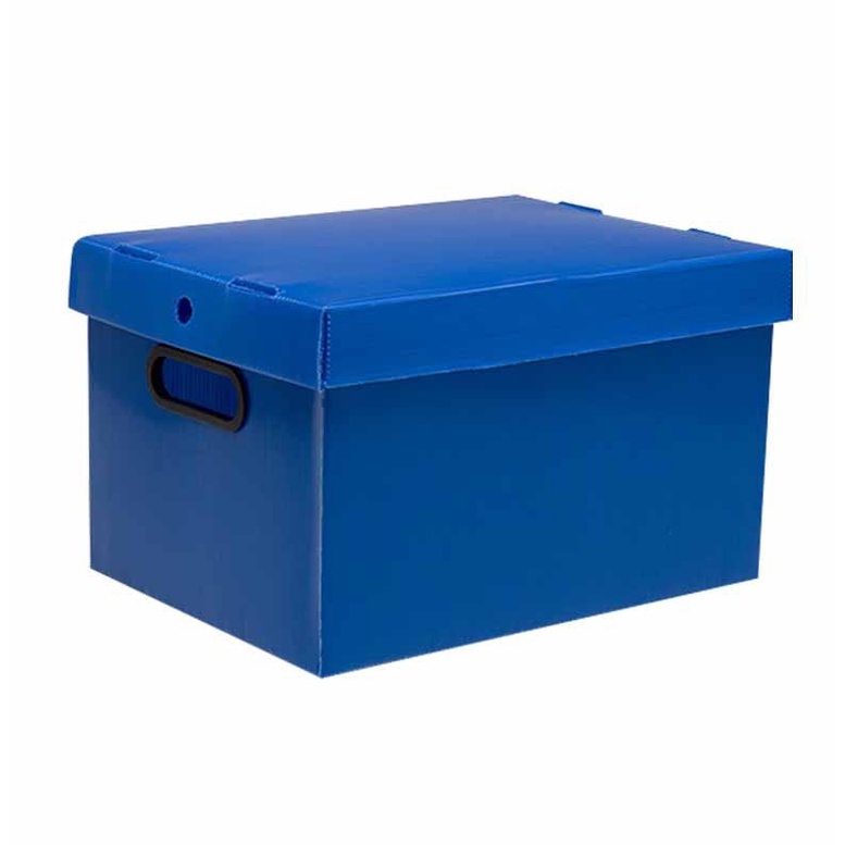 Caixa Organizadora Prontobox Grande Lisa Azul / Un / Polycart | Shopee Brasil