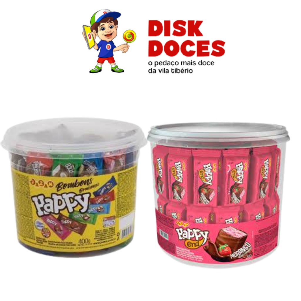 Bombom Jazam Happy End 50un | Shopee Brasil