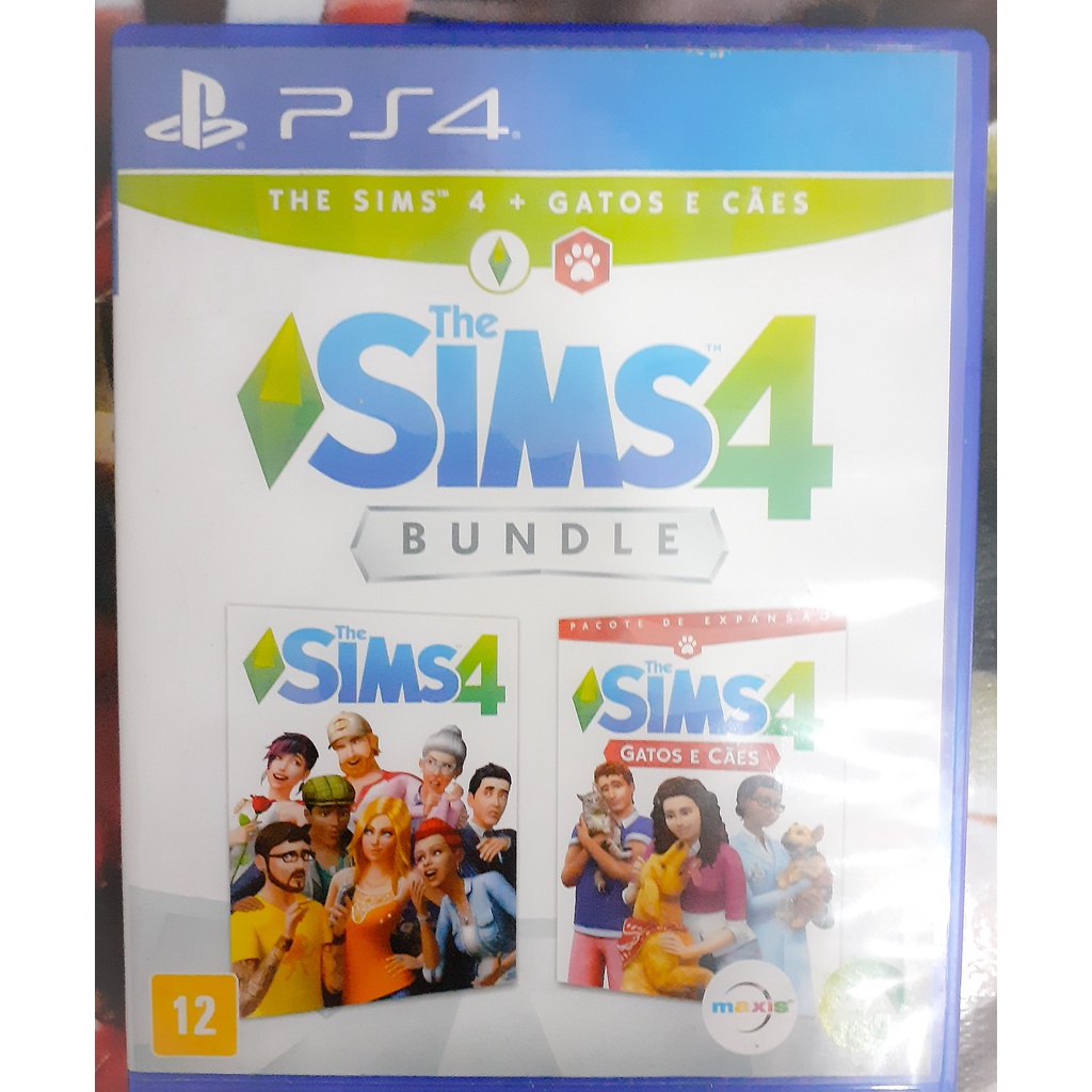 SIMS 4 + SIMS 4 CATS & DOGS BUNDLE SEMI NOVO MIDIA FISICA | Shopee Brasil