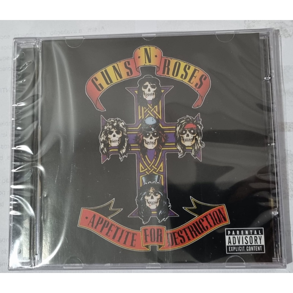 Cd Guns N´ Roses - Appetite for destruction | Shopee Brasil