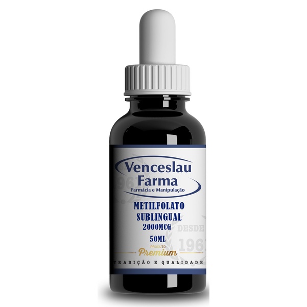 Metilfolato Vit B9 2 000mcg Ml 50ml Sublingual Gotas Shopee Brasil