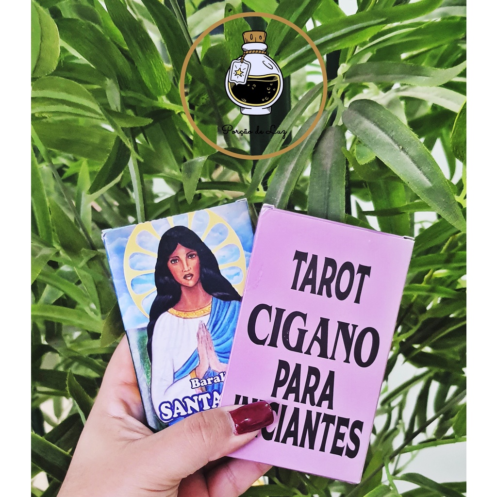 Kit Baralho Santa Sara De Kali Tarot Cigano Para Iniciantes Acompanha 36 Cartas E Manual
