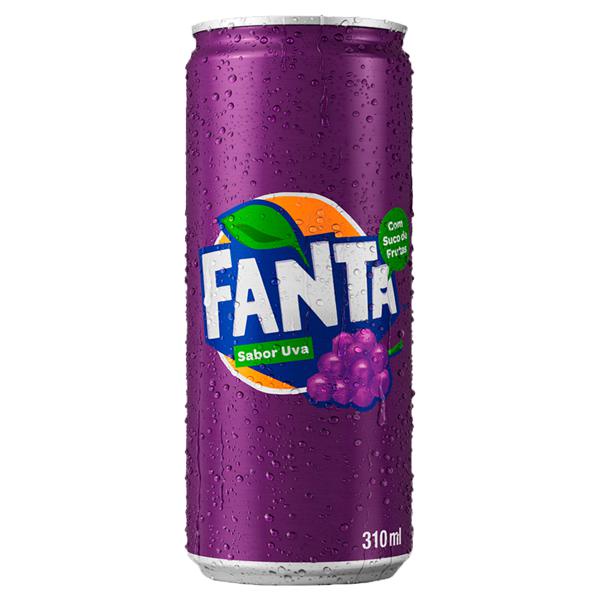 Refrigerante Fanta Sabor Uva Lata de 310ml | Shopee Brasil