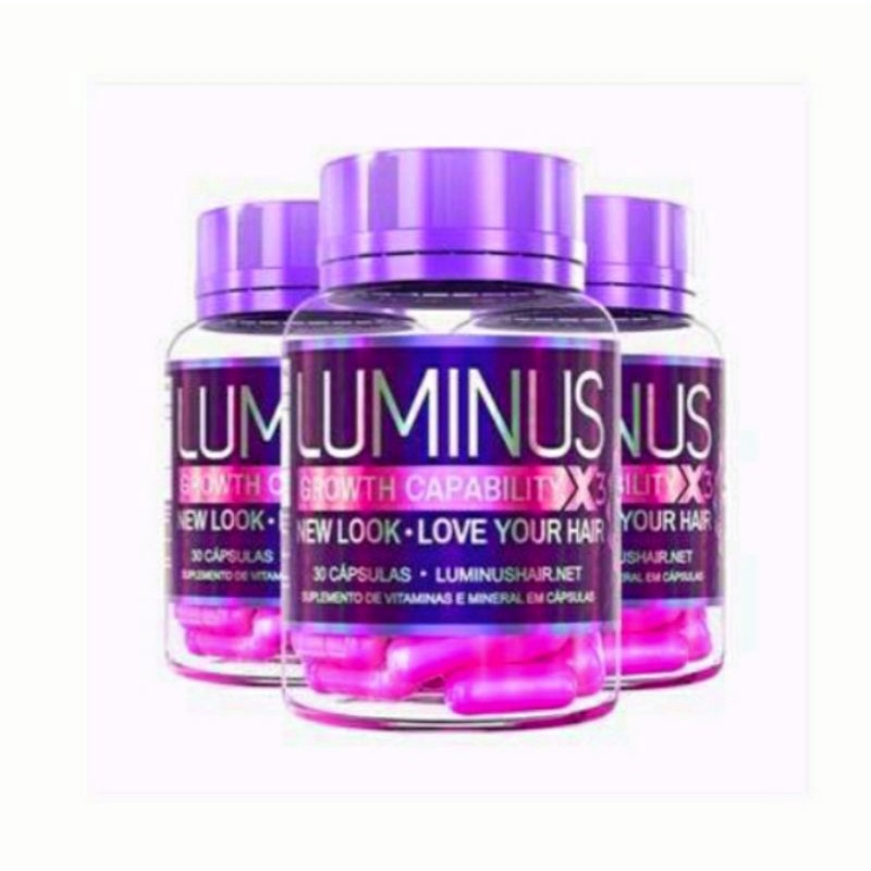 Luminus Hair Tratamento Antiqueda e Crescimento Capilar - 3 Frascos ...