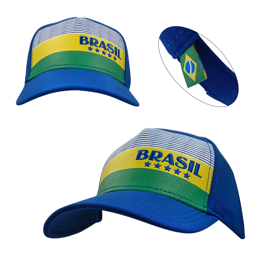 Boné Brasil Seleção Brasileira Copa Do Mundo | Shopee Brasil