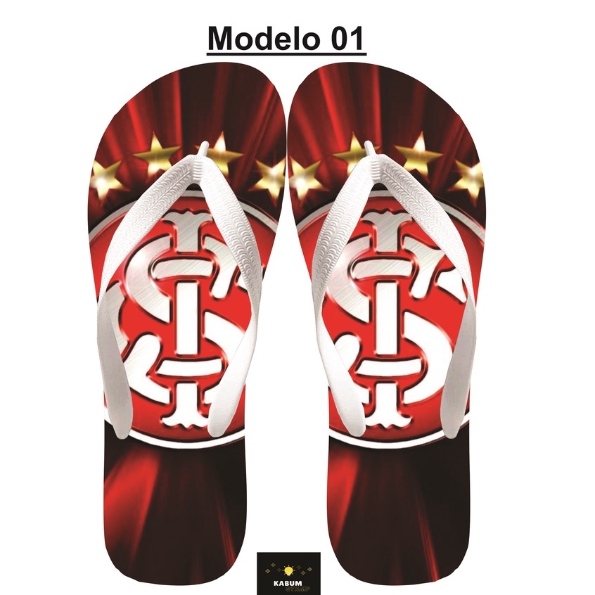 Chinelo Internacional - Futebol | Shopee Brasil