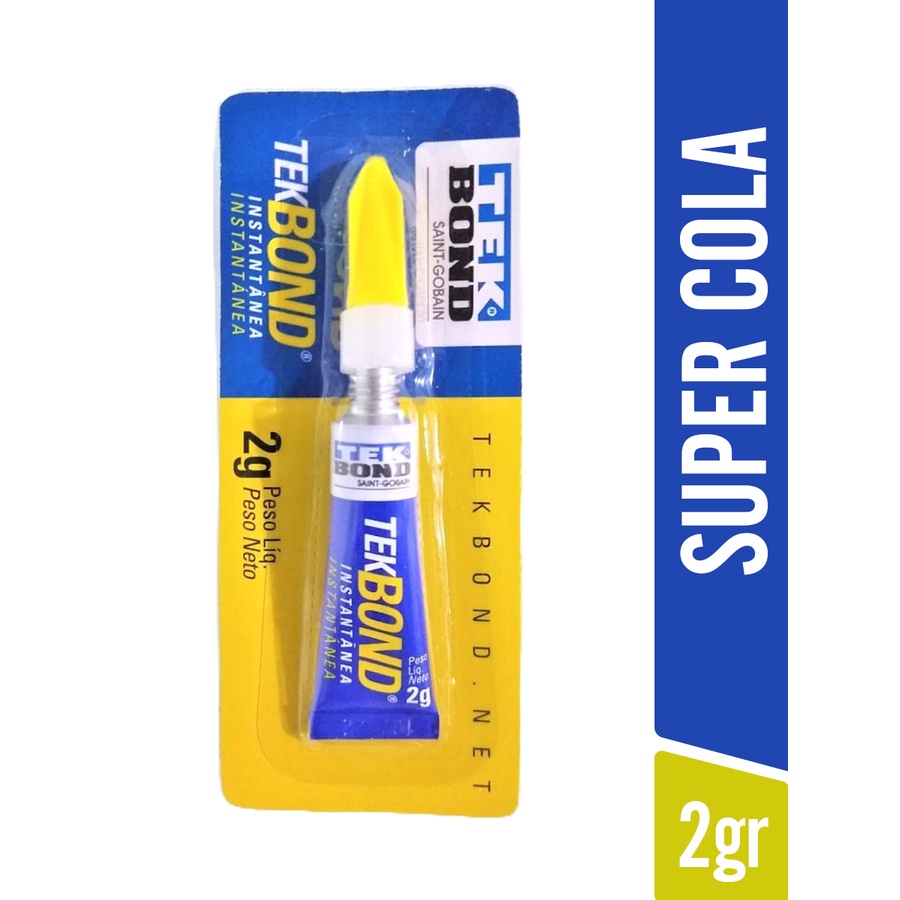 TekBond Super Cola Instantanea Multiuso 2gr | Shopee Brasil