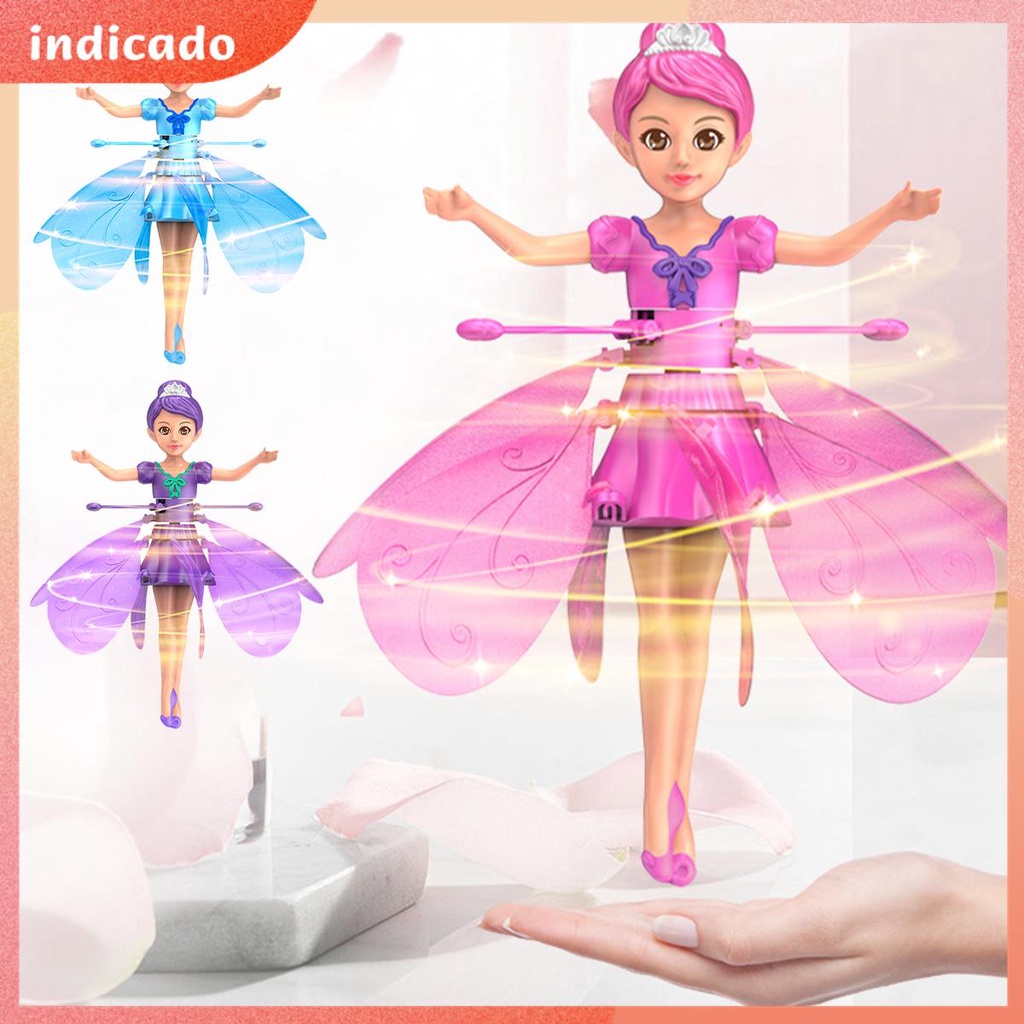 Brinquedo De Fada Voadora Com USB Leve Mágica Recarregável Sensor De ...