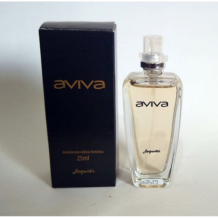 Colônia feminina Aviva 25ml descontinuada Jequiti (novo) | Shopee Brasil