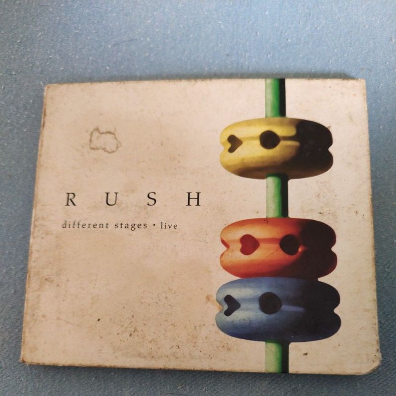 Rush different stages. live CD falta 1 CD | Shopee Brasil