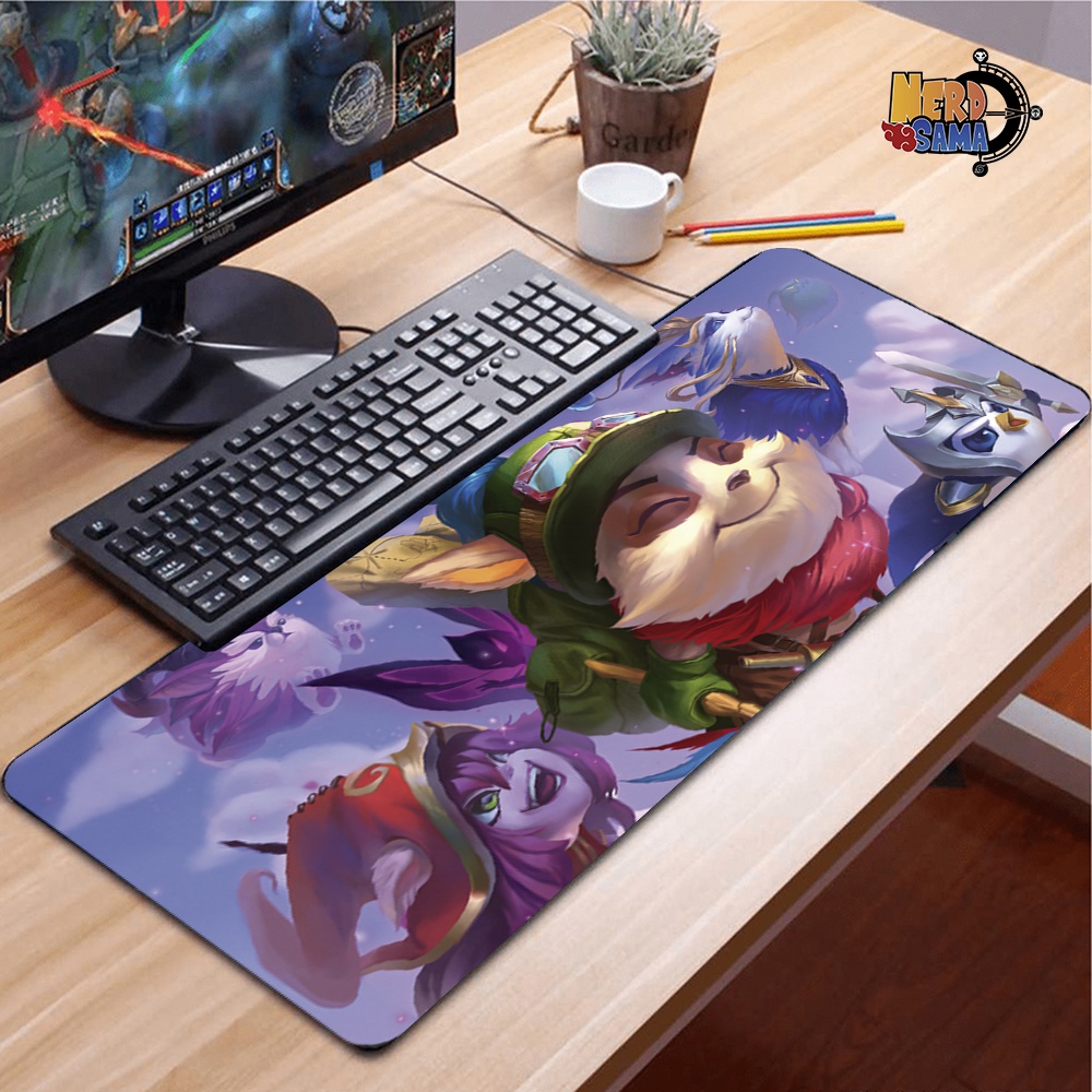 Mouse Pad League of Legends Teemo Modelos - LOL 90x40cm Antiderrapante ...