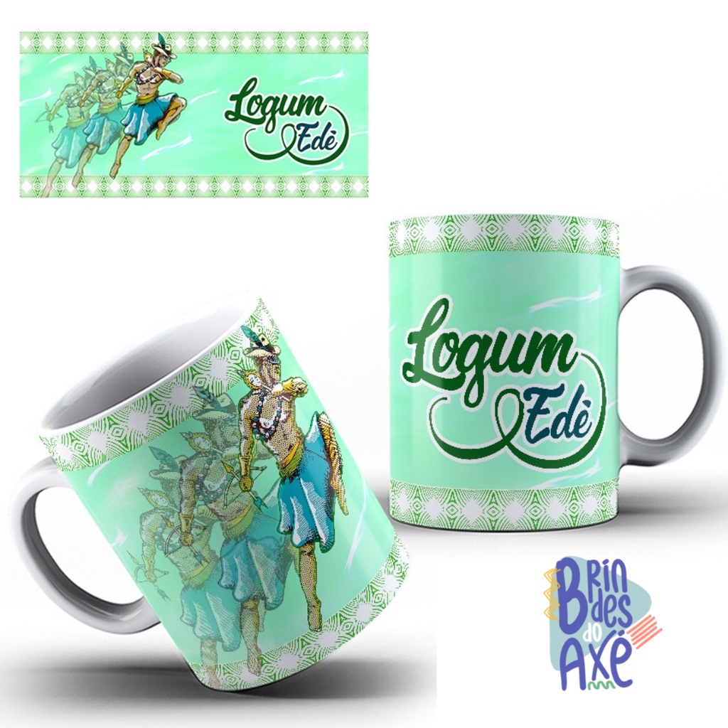 Caneca de Orixas Logum Edé- umbanda - candomble | Shopee Brasil