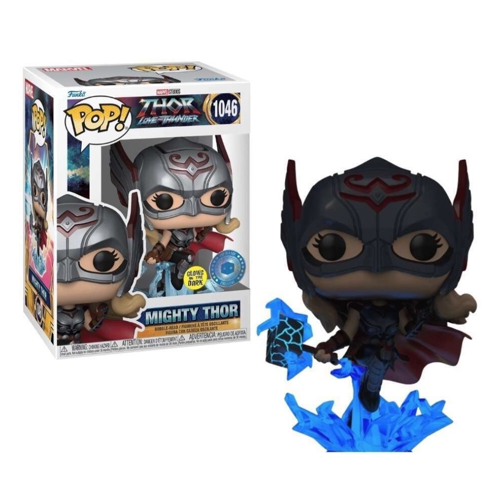 FUNKO POP! THOR LOVE AND THUNDER - MIGHTY THOR #1046 (POP IN A BOX ...