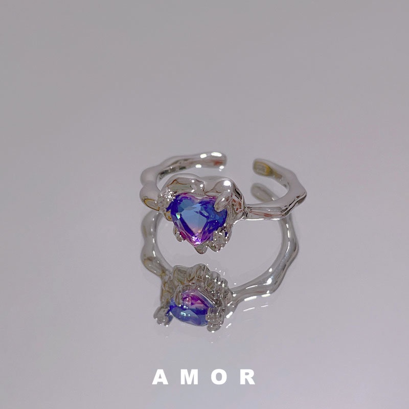 Anel Galaxy Sweetheart Ring Sweet Cool Girl Design Original Pequeno ...