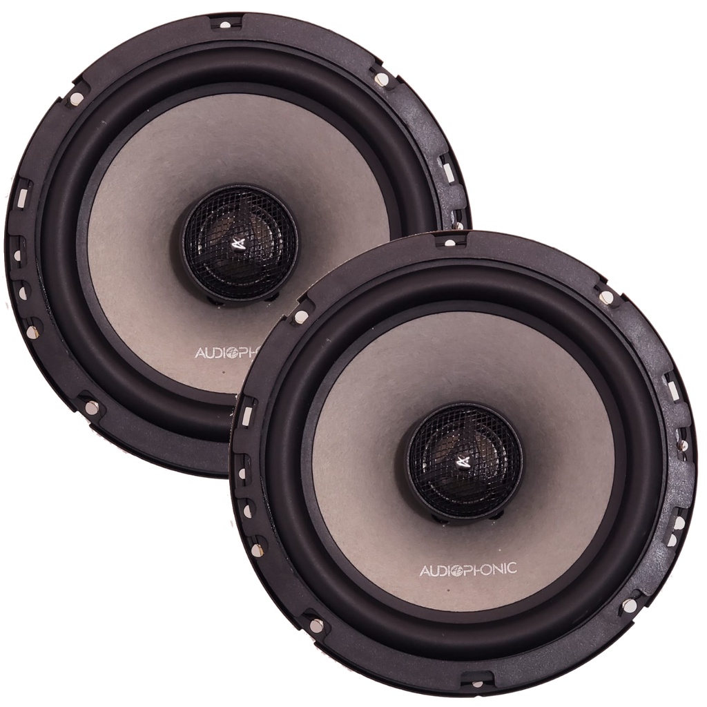 Alto Falante Kit Coaxial Audiophonic Sensation 110 Rms 6 Polegadas Som ...