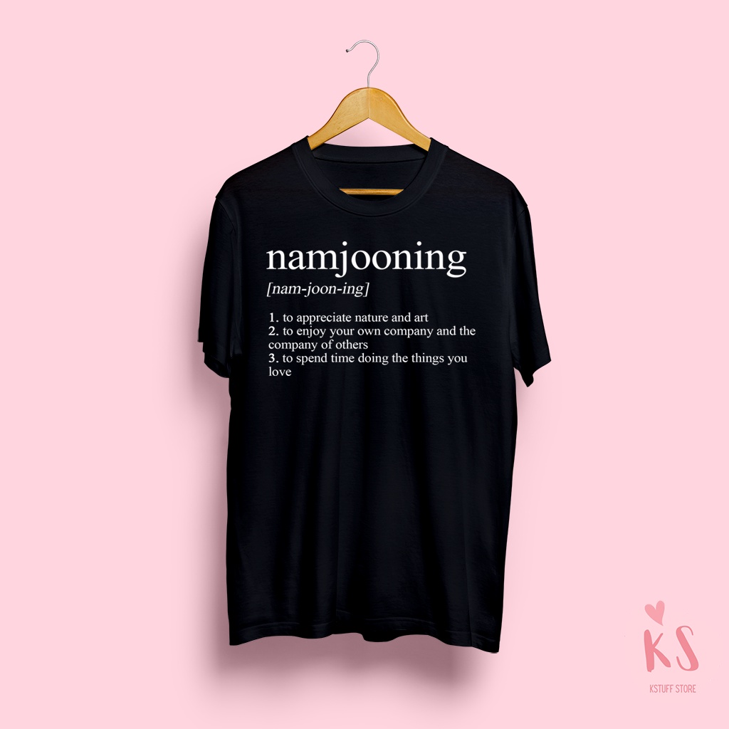 Camiseta Unissex BTS Namjooning | Shopee Brasil