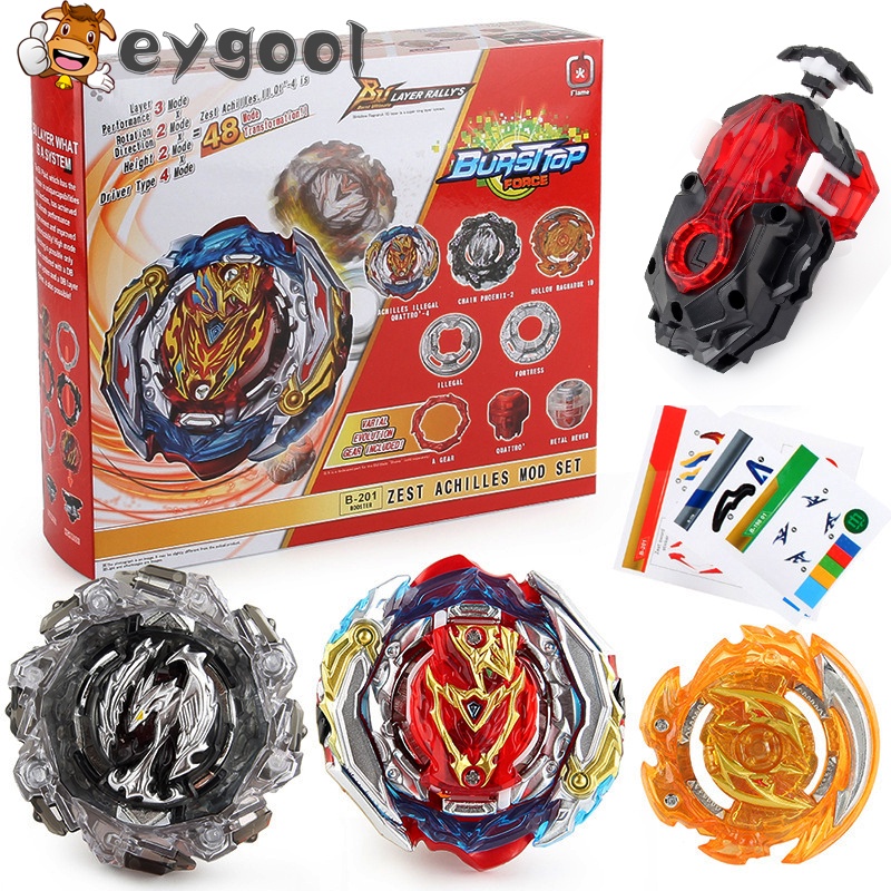 Flame Beyblade Burst BU B-201 Zest Aquiles Conjunto Personalizado ...
