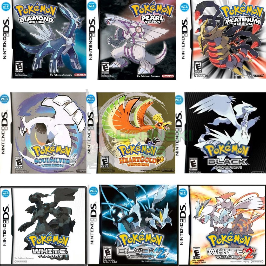 Jogos Nintendo DS 3DS 2DS New 3DS Xl - Pokemon Diamond Pearl Platinum ...