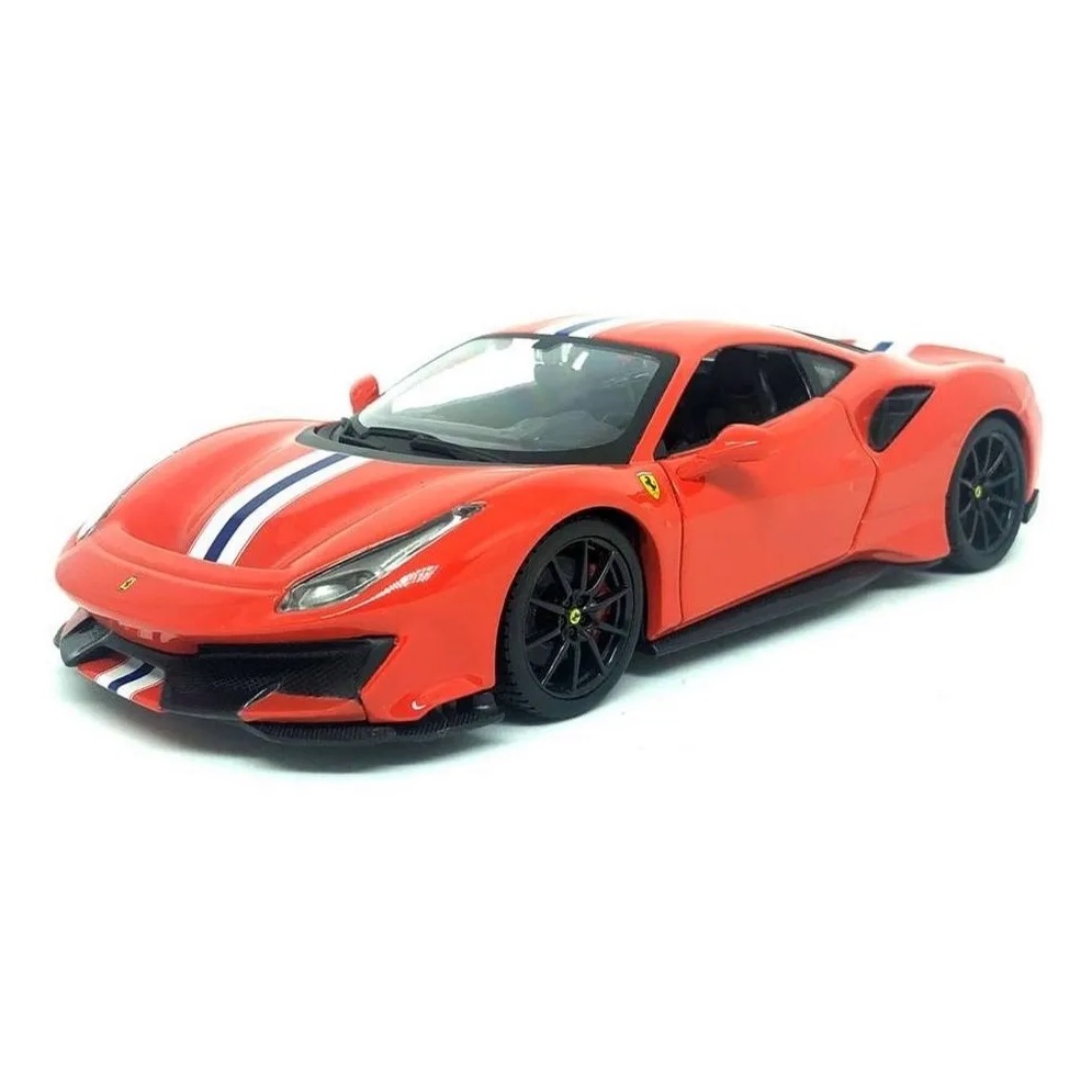 Miniaturas Carros Ferrari 488 Pista Escala 1:24 Burago | Shopee Brasil