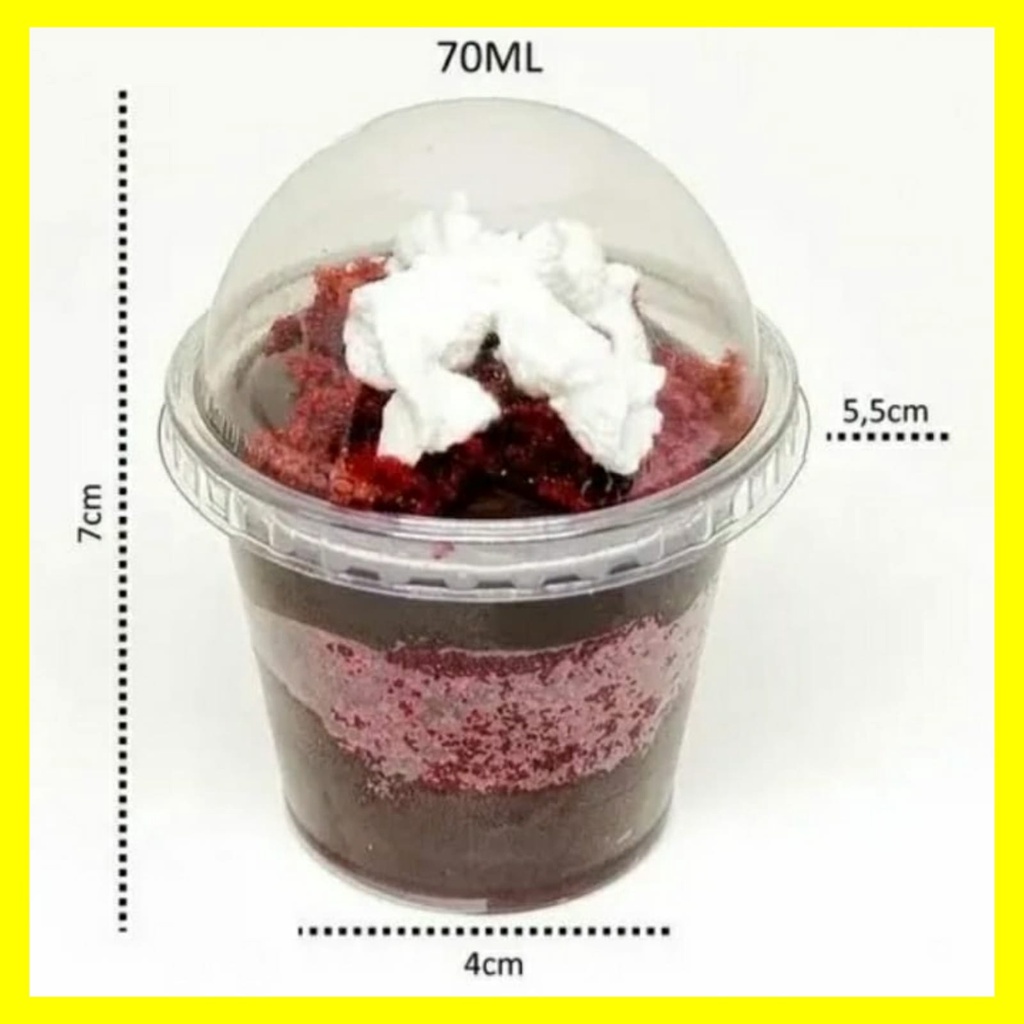 100 un Mini Copo Bolha 60 ml com Tampa Sem Furo Cristal Resistente G697 Galvanotek | Shopee Brasil