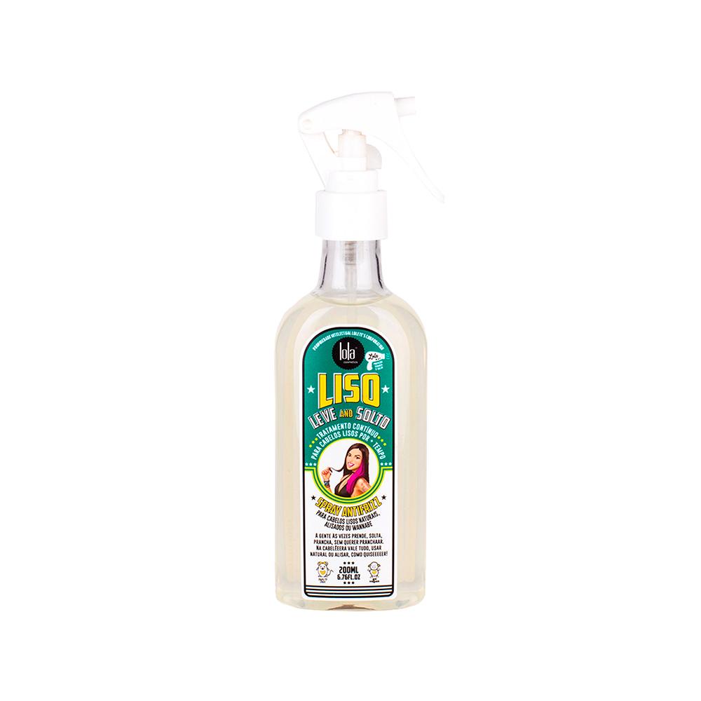 Lola Cosmetics Liso, Leve and Solto Leave-in Spray Antifrizz 200ml ...