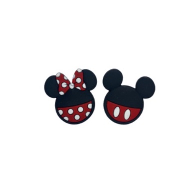 Aplique Emborrachado Simbolo mickey ou minnie - 2 Unidades | Shopee Brasil
