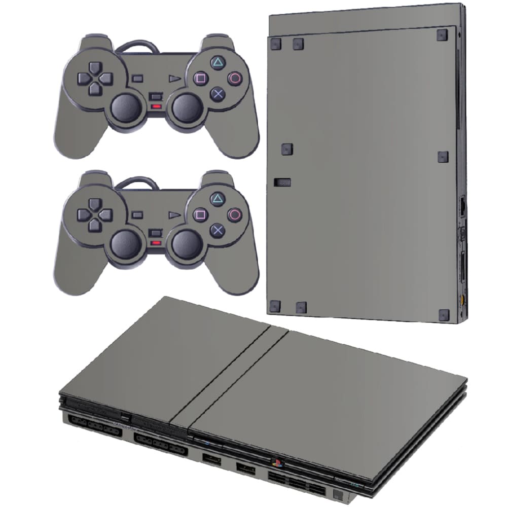 Skin PS2 Slim R2 Playstation Adesivo Pelicula Protetora Brilho Cor ...