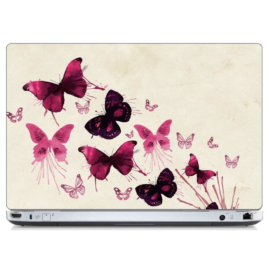 Adesivo Personalizado Para Notebook Película Protetora Lindas Borboleta ...