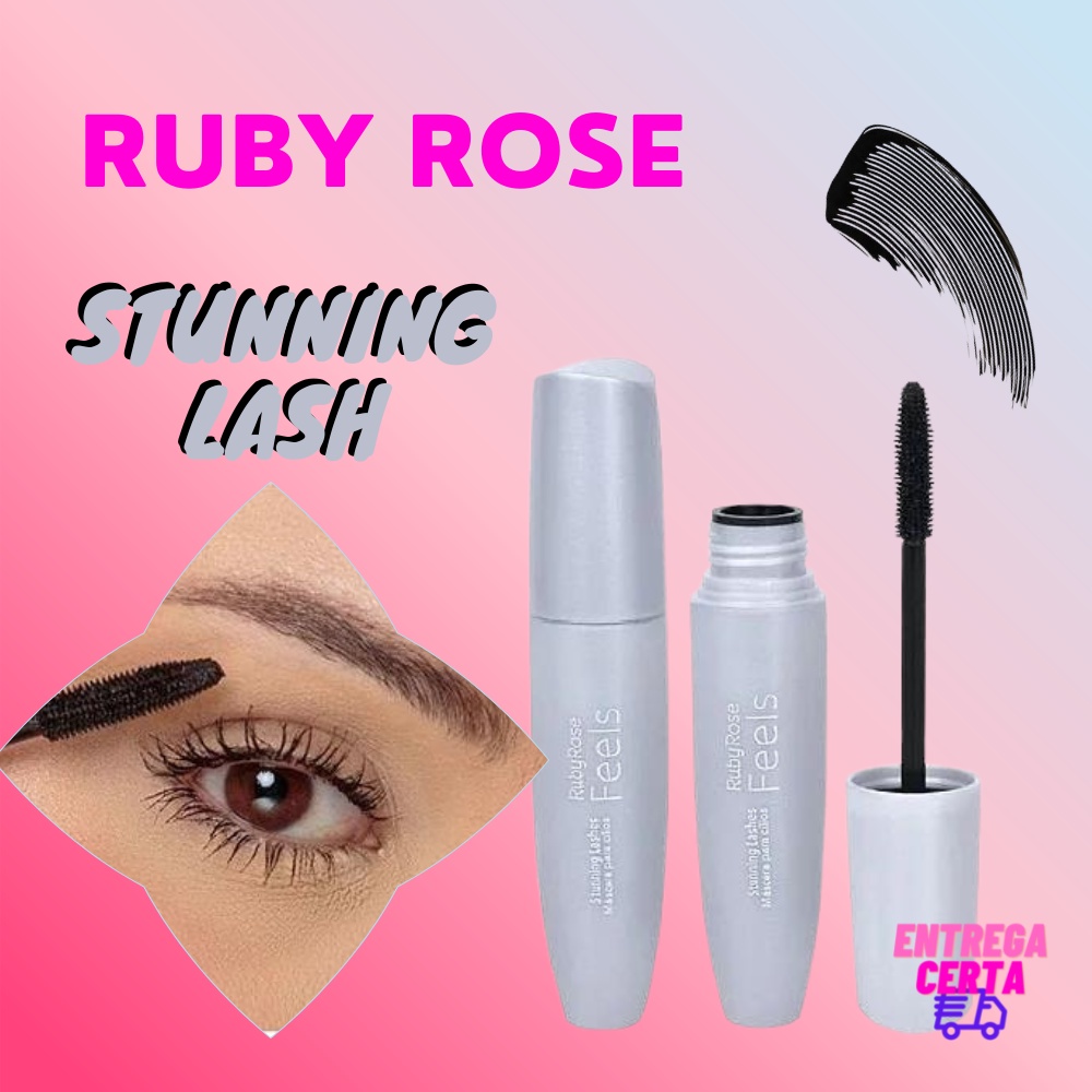 Rímel Máscara de cílios Stunning Lashes RUBY ROSE HB-507 | Shopee Brasil
