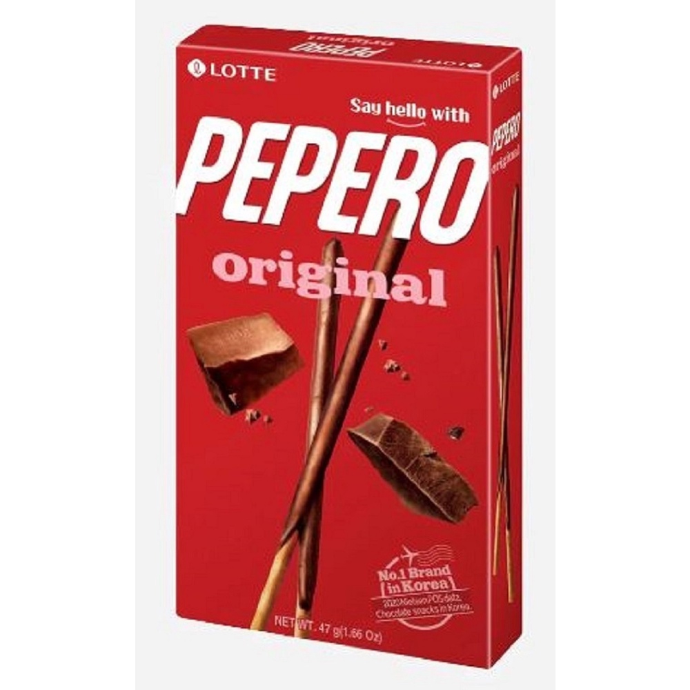 PEPERO BISCOITO PALITO CHOCOLATE ORIGINAL - 47G | Shopee Brasil