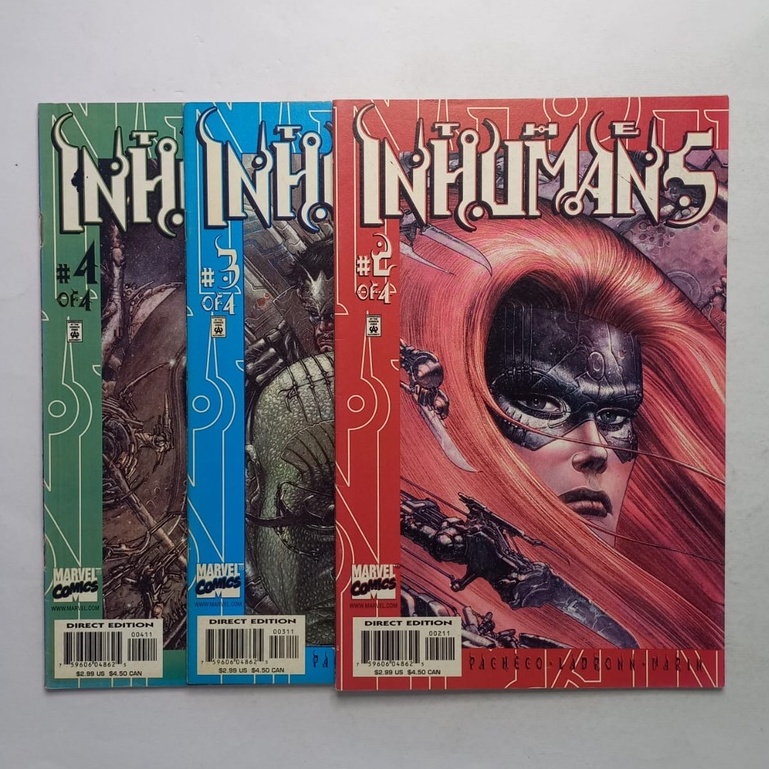 Importado Marvel The Inhumans Volume 3 nº 2 3 4 Editora Marvel Comics ...